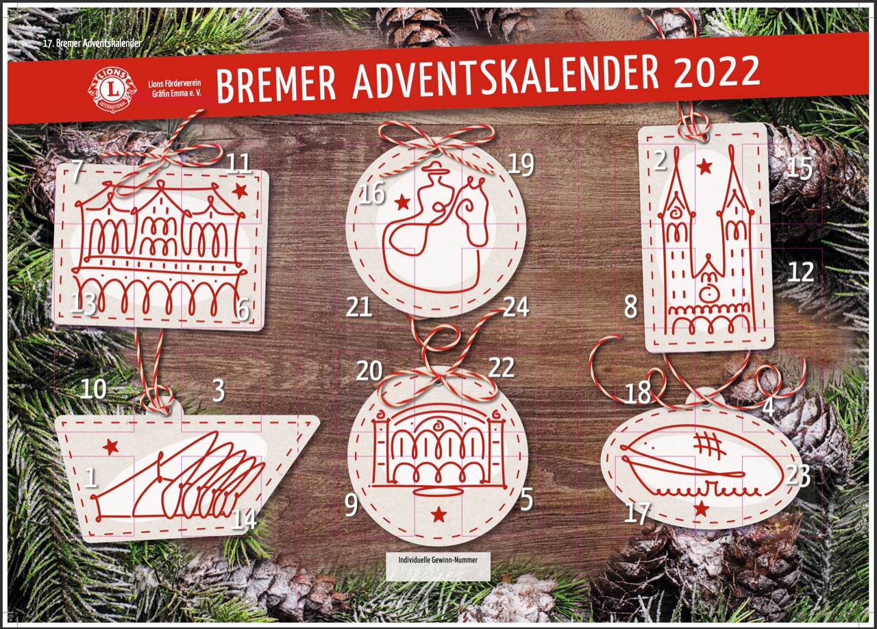 Adventskalender - Bremen-Gräfin Emma - Lions Deutschland